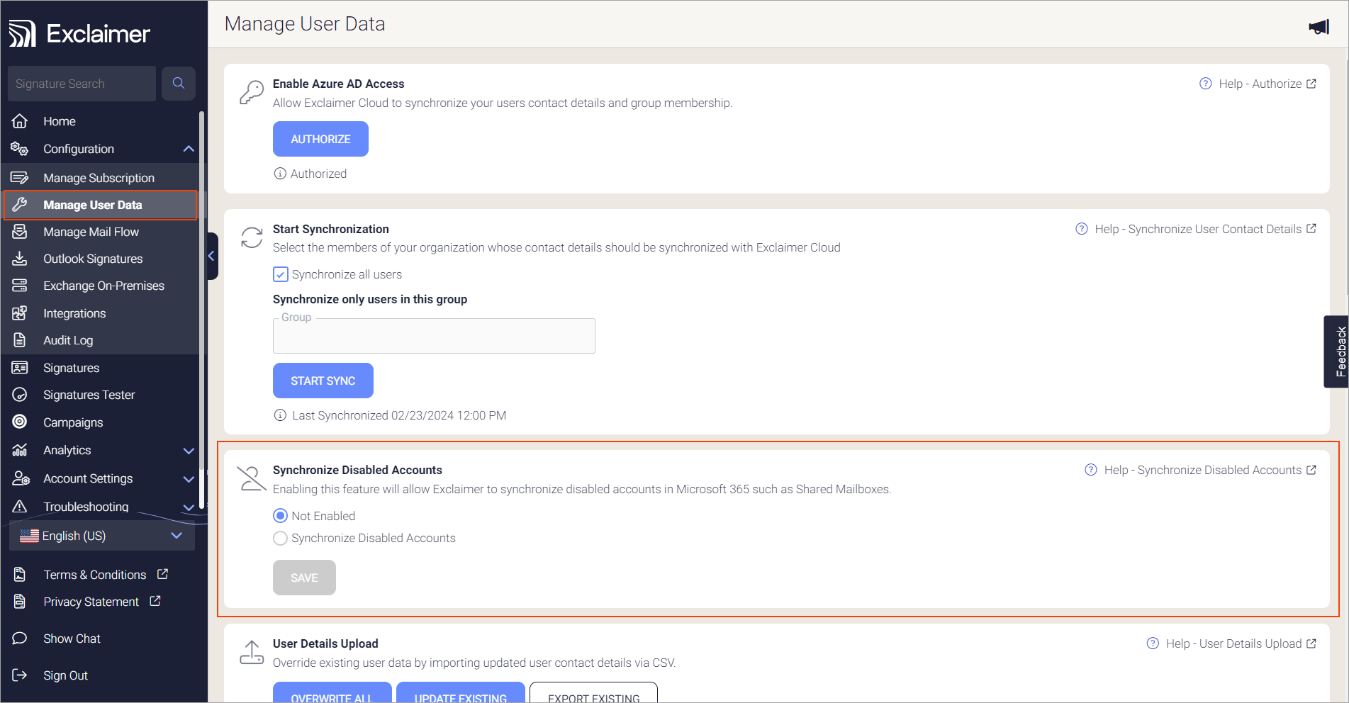 Signatures Are Not Applied To Emails From Shared Mailboxes Exclaimer